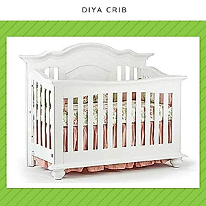 CC KITS Full-Size Conversion Kit Bed Rails for Munire & Echelon Convertible Cribs (White)