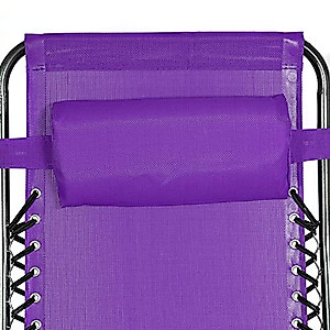 Zero Gravity Chairs Recliner Lounge Patio Chairs Set of 2 Purple