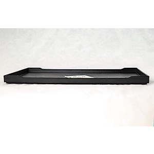 10" Japanese Rectangular Black Plastic Humidity Tray for Bonsai & House Plants
