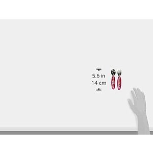 Playtex Mealtime Paw Patrol Utensils for Girls Including 1 Spoon and 1 Fork(Pack of 1)