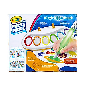 Crayola Color Wonder Magic Light Brush, Mess Free Painting, Gift for Kids, 3, 4, 5, 6