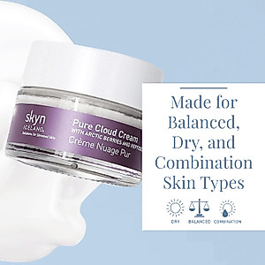 skyn ICELAND Pure Cloud Cream: Daily Moisturizer to Visibly Plump & Calm Sensitive Skin, 50g / 1.7 oz