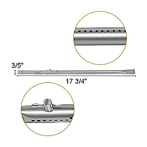 BMMXBI 463625217 463673517 463673017 Grill Parts Kit for Charbroil 463673519 463625219 Replacement Charbroil Performance Grills 463673619 G4700004W1 G4705200W1 Heat Plate Shield Burner Tube