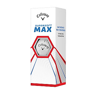 Callaway 2021 Supersoft Max Golf Balls , White