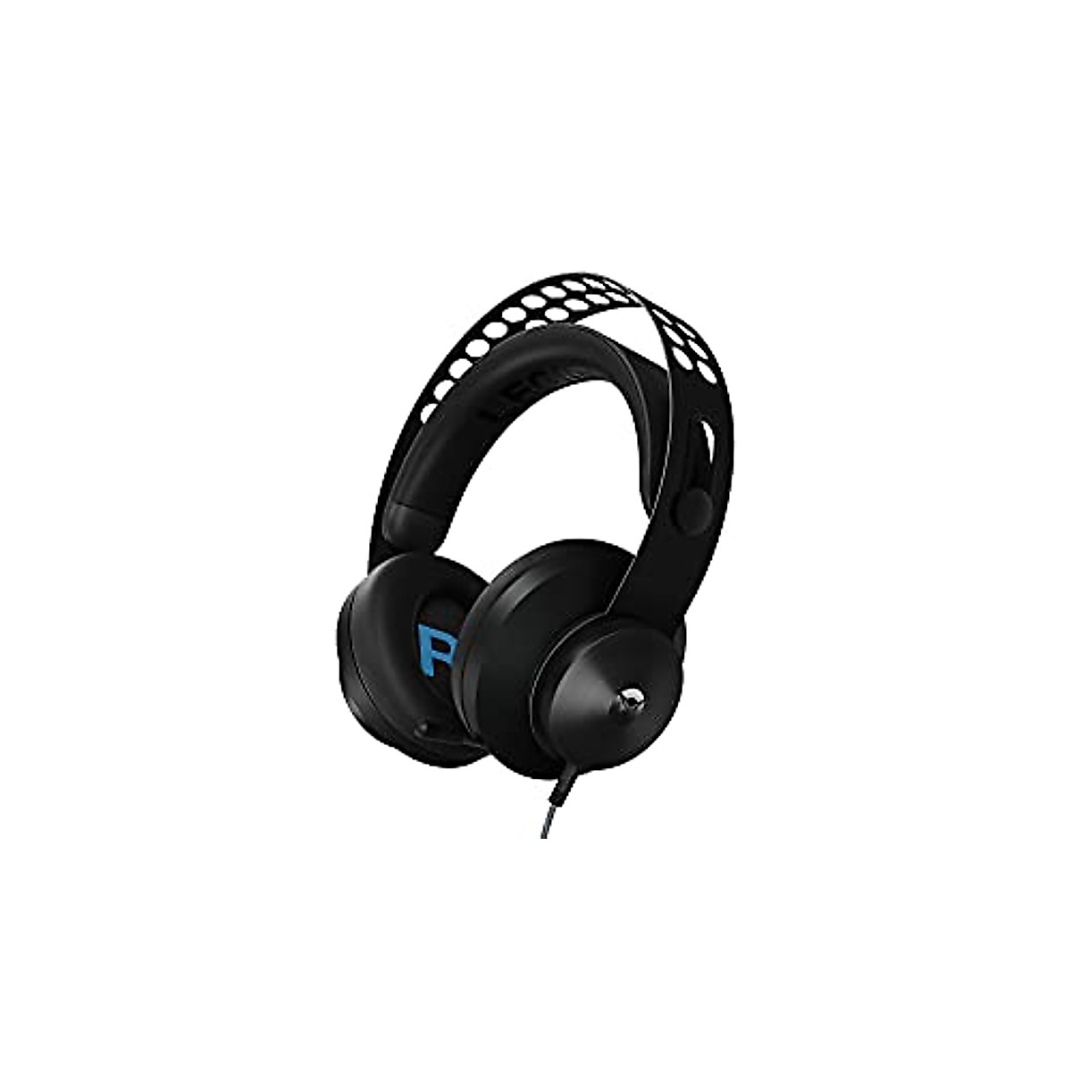 Lenovo Legion H300 Stereo Gaming Headset, Noise-Cancelling Mic, Memory Foam & PU Leather Earcups, Stainless Steel Headband, PC, PS4, Xbox One, Nintendo Switch, Mac, GXD0T69863, Black