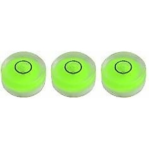 Three 18mm Circular Bubble Spirit Level 8.6mm Thick Use with Tripod Etc. New
