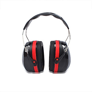 NUZAMAS Ear Defenders, Sound Hearing Protection, Ear Muffs Noise Cancelling Headphones, Shooting, Construction, Gardening, Lawn Mowing, Garage Work - Padded Head Band Fits Adults and Kids