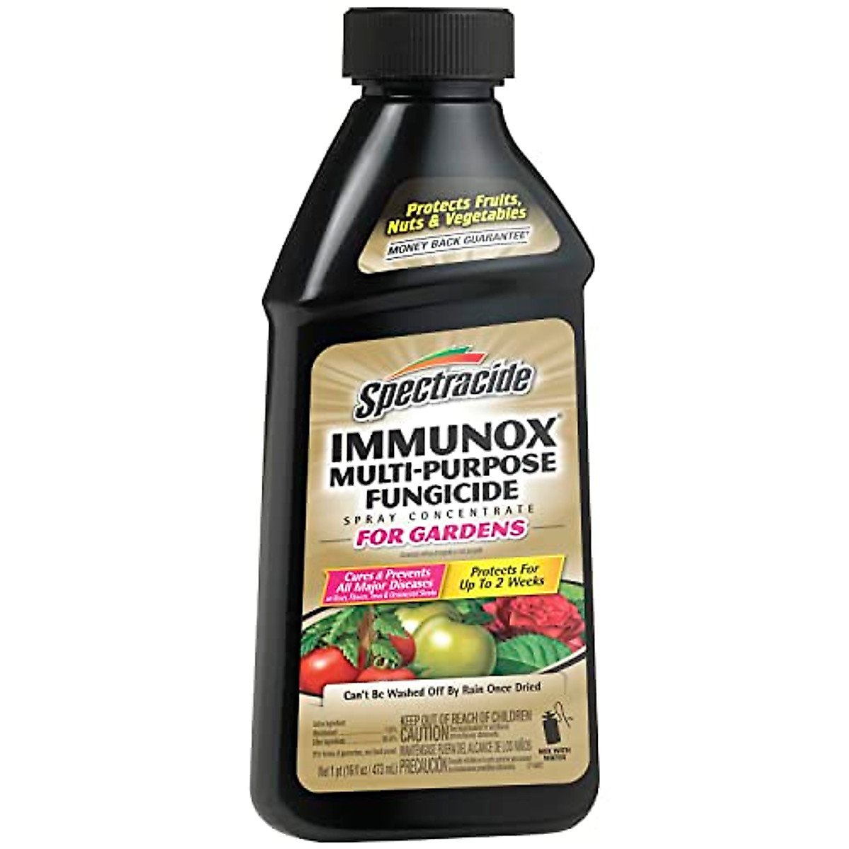 Spectracide Immunox Multi-Purpose Fungicide Spray Concentrate For Gardens 16 Ounces, Protects Up To 2 Weeks