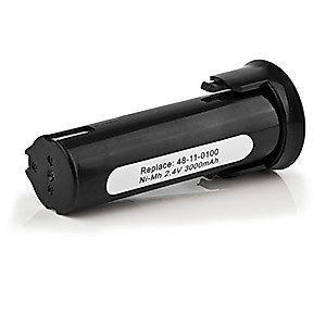 ExpertPower® 2.4v 3000mAh NiMh Extended Power Tool Battery for Milwaukee 48-11-0100 6538-1 6539-1 6539-6 6540-1 6545-6 6546-1 6546-6 6547-1 6547-22 6550-20