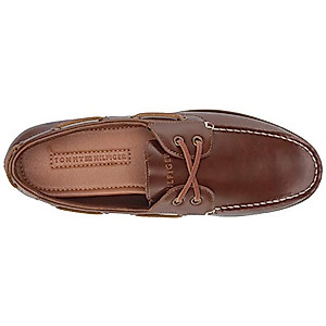 Tommy Hilfiger Men's Brazen3 Boat Shoe, Natural, 9
