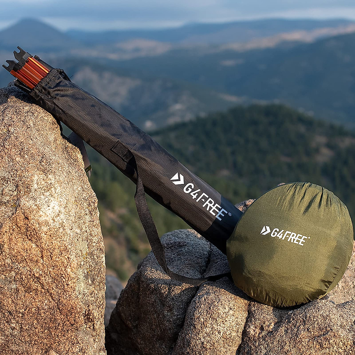 Portable Folding Camp Table Large Camping Table with 4 Cup Holders and Carrying Bags for Indoor and Outdoor Picnic Tailgating BBQ Beach Hiking Travel Fishing Fishing(Orange Medium with Cup Holder)