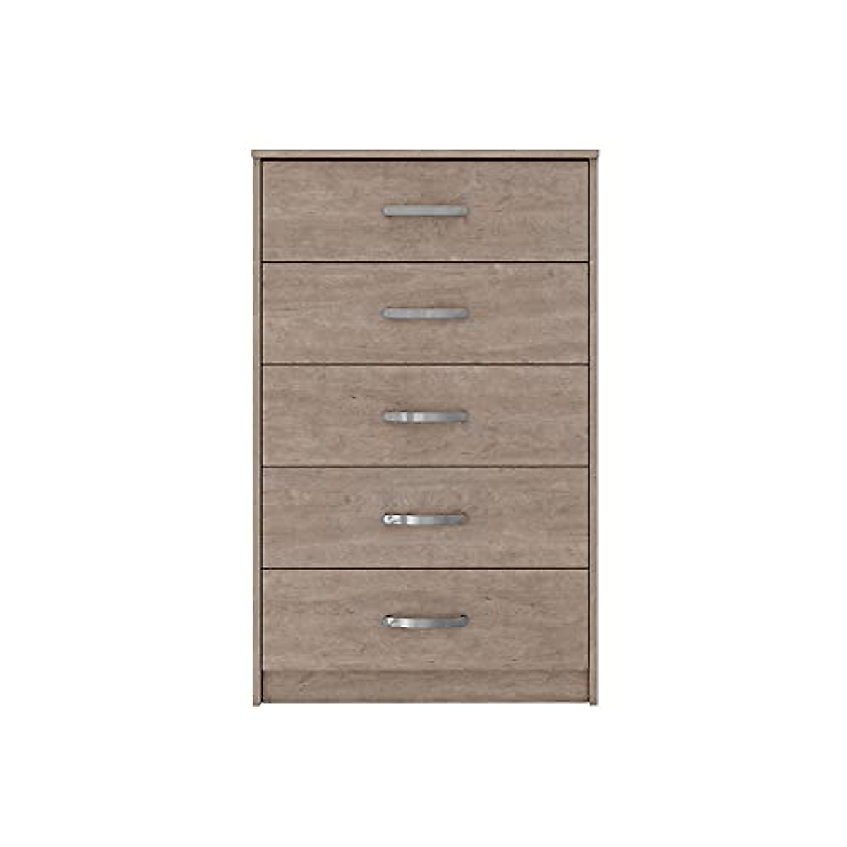 Signature Design by Ashley Flannia Scandanavian 5 Drawer Chest, Vintage Gray