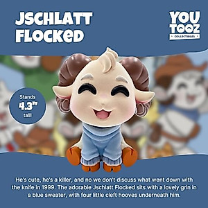 Youtooz Jschlatt Flocked 4.3" Inch Detailed Collectible Figure, Youtooz Rammie Jschlatt Vinyl Figure from Youtooz Youtubers Creator Collection