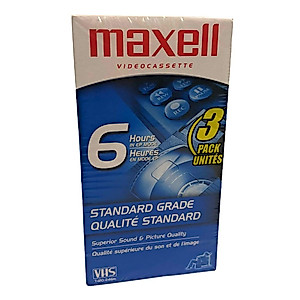 Maxell Standard Grade VHS Videocassette (214048)