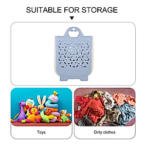 Zerodeko Collapsible Laundry Basket Wall Mount Laundry Basket Laundry Hamper Sundries Storage Holder Clothes Basket Dirty Clothes Organizer Basket for Clothes Basket for Laundry