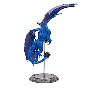 WORLD OF WARCRAFT McFarlane Toys Bronze Proto-Drake and Blue Highland Drake 2pk 1:12 Scale Posed Figures, Gold Label, Amazon Exclusive