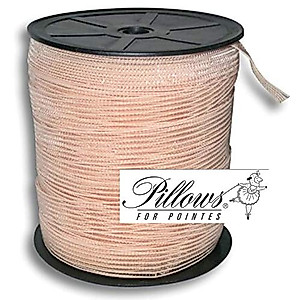 Invisible Elastic for Pointe Shoes by Pillows for Pointes - 10 feet - Euro Pink