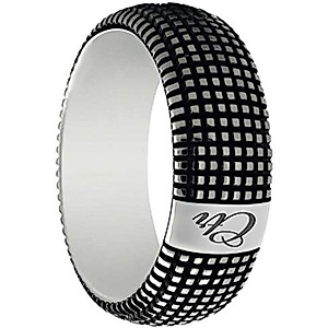 J163 Size 6 Impression Black Stainless Steel Ring Mormon One Moment In Time LDS CTR