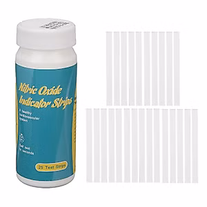 Nitric Oxide Test Strip, 25Pcs Nitric Oxide Indicator Strips - Test Salivary Nitrite Levels - 15s Saliva Test Strip