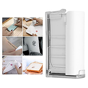 FTVOGUE Inkjet Cartridge Printer Ink Cartridge Quick Dry Vivid Color Washable Handheld Inkjet Printer Cartridge for Printpods 20ml (Skin Friendly Black)