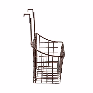 Spectrum Diversified Grid Storage Basket Over The Cabinet, Medium, Bronze