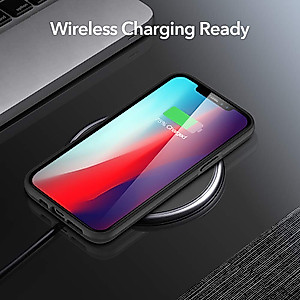 ESR Air Armor Designed for iPhone Mini Case [Shock-Absorbing] [Scratch-Resistant] [Military Grade Protection] Hard Polycarbonate + Flexible Polymer Frame for iPhone 2020 5.4" – Translucent Black