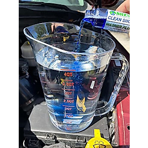 H8eraide Clean Shots - Windshield Washer Fluid Concentrate - 1 Bottle Makes 1 Gallon