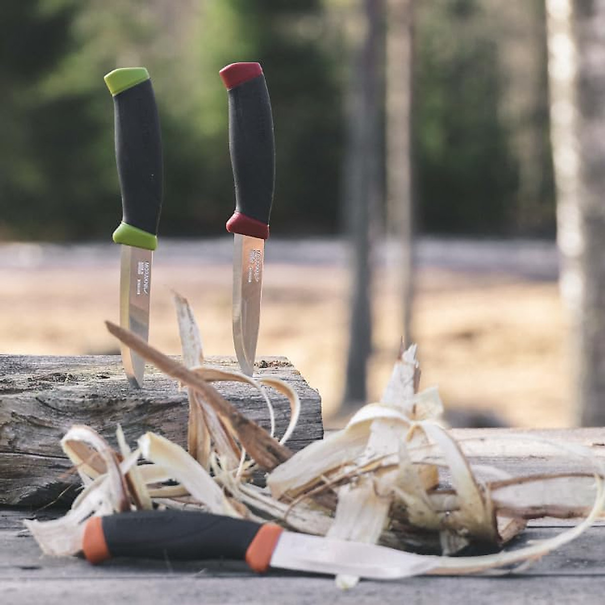 Morakniv Companion Fixed Blade Outdoor Knife with Sandvik Stainless Steel Blade, 4.1-Inch, Orange (M-11824)