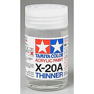 Tamiya America, Inc Acrylic/Poly Thinner X20A 46Ml, TAM81030