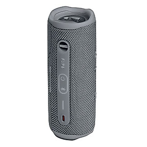 JBL Flip 6 - Waterproof Portable Bluetooth Speaker, Powerful Sound and deep bass, IPX7 Waterproof, 12 Hours of Playtime with Megen Hardshell Case - Gray