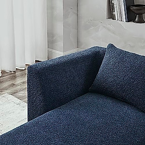 U-Shaped Comfy Modular Sectional Sofa Deep Seat Cloud Couch Convertible Sleeper Sofabed, Modern Living Room Free Customizable Sofa&Couch with 2 Single Seat,Chaise Daybed and Movable Ottomans