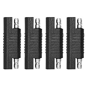 dstfuy SAE Reverse Connector,SAE Polarity Reverse Adapter Connectors,Quick Disconnect Extension Cable Plugs for Solar Panel,Battery Power Charger,Automotive.(4Pack)