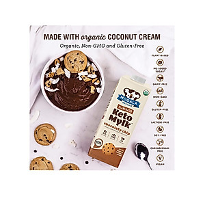 Mooala – Organic Chocolaty Chip Keto Mylk, 1L (Pack of 6) – Shelf-Stable, Non-Dairy, Gluten-Free, Soy-Free, Plant-Based Milk With < 1g Carb per Serving