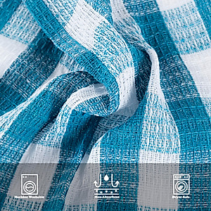 American Linen 18 Cotton Kitchen Dish Cloths Value Pack– Vibrant, Reusable and Washable Dish Cloths -18-Pack Set Quality Hand Cloths 12x12 inches Waffle Weave Total Weight 400 Grams