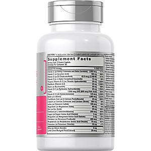 Horbäach Women's Multivitamin 50 Plus | 60 Coated Caplets | Advanced Vitamin Formula | Non-GMO & Gluten Free Supplement