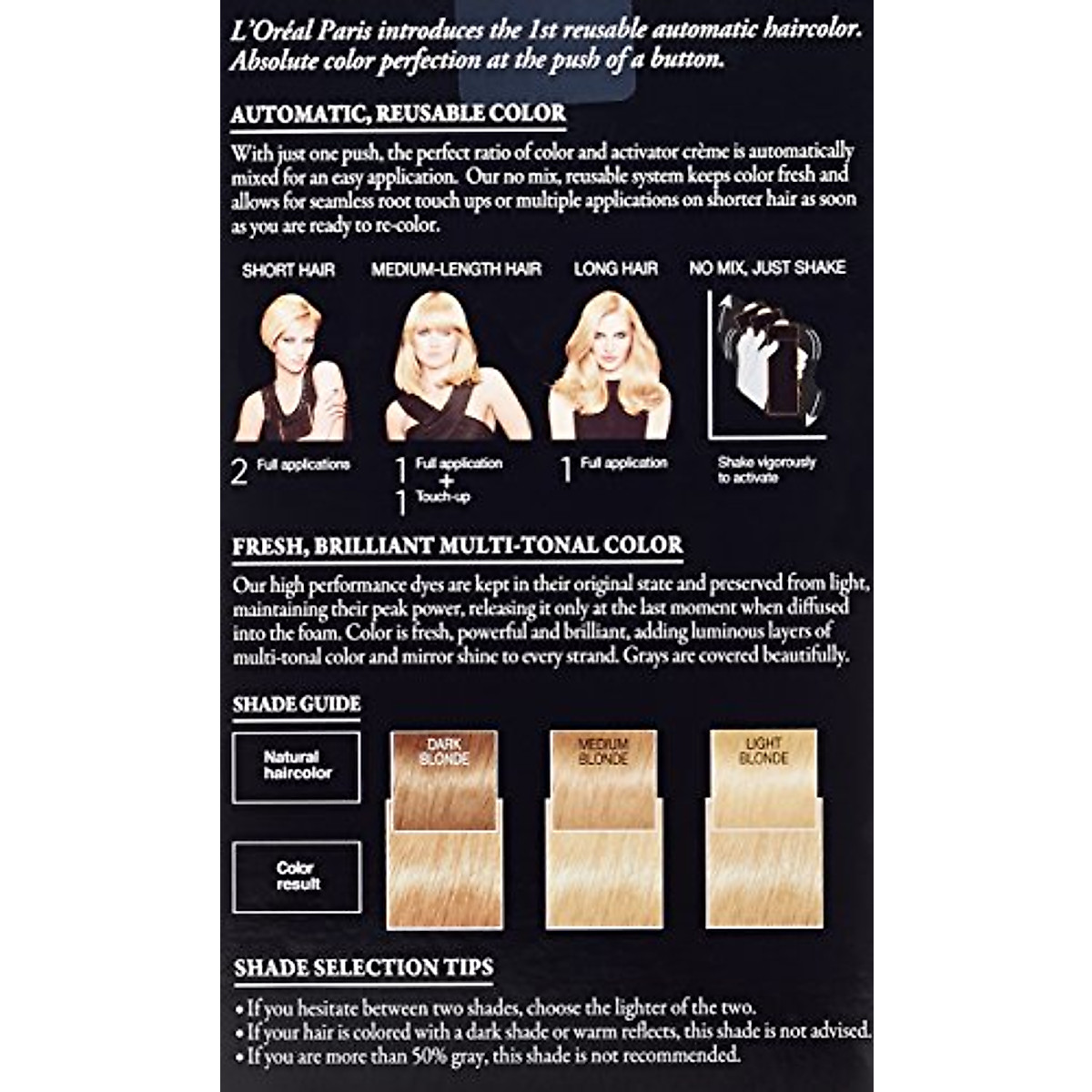 L'Oreal Paris Superior Preference Mousse Absolue, 1031 Lightest Golden Blonde