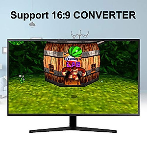 ZUZONG HDMI Cable for N64, Support 16:9/4:3 Conversion, N64 to HDMI Converter, Composite with N64/GameCube/SNES