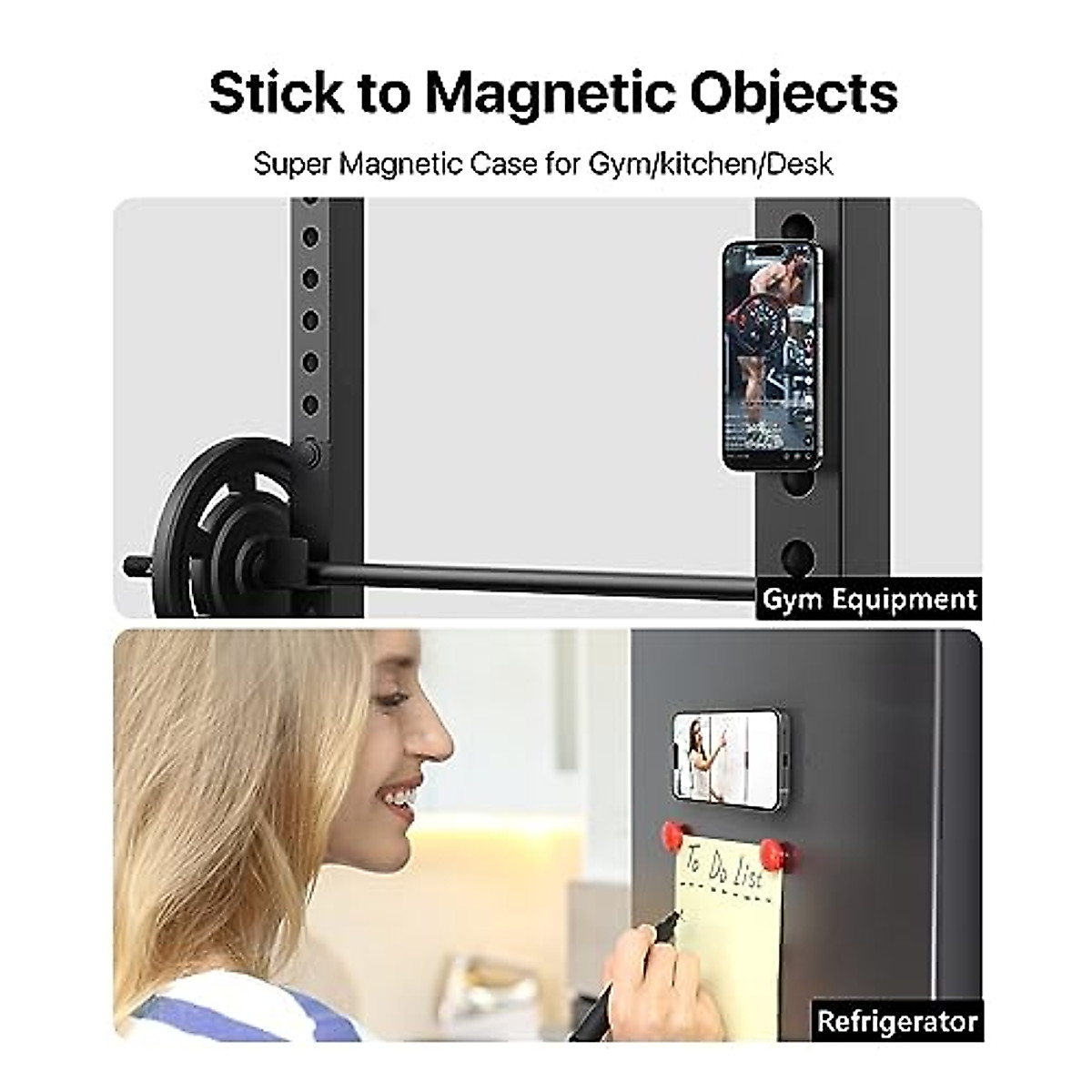 andobil [Upgraded] for iPhone 14 Pro Max Clear Case with 360° Rotatable Ring Stand [Compatible with MagSafe] [Military Grade Protection] Magnetic Invisible Kickstand, Ultra Clear