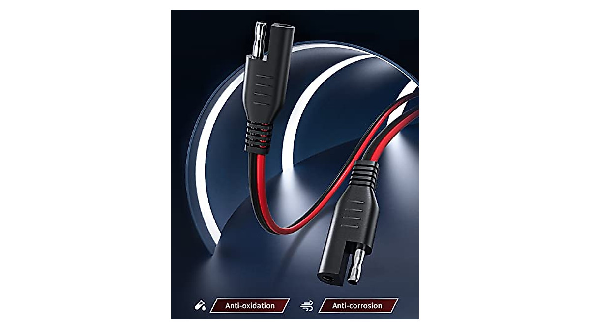 Randpow 15ft SAE Extension Cable for Solar Panels & Vehicles