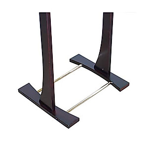 Mahogany Finish Storage Tray Wardrobe Valet