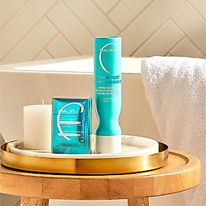 Malibu C Miracle Repair Hair Reconstructor with Cooling Menthol (1 Packet) - Nourishing Hair Repair Treatment for Weak, Damaged Strands - Scalp Invigorating Hair Care