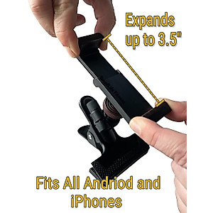 TreadLife Fitness Rowing Machine Phone Holder - Compatible with Concept 2 (All Models)