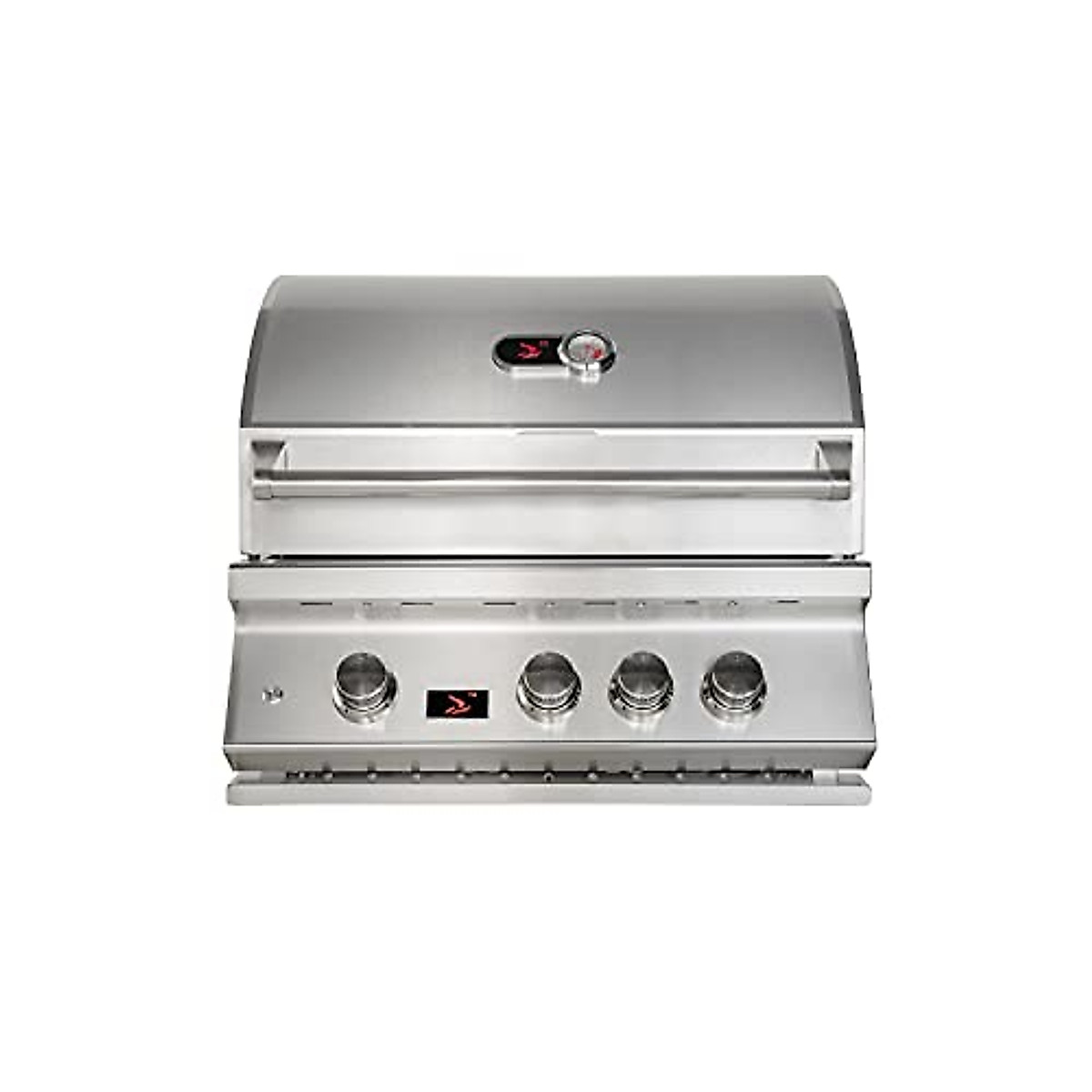 Bonfire CBB3LP 28" 3-Burner Built-in Propane Gas Grill Outdoor with Rear Infrared Burner and Rotisserie,304 Stainless Steel