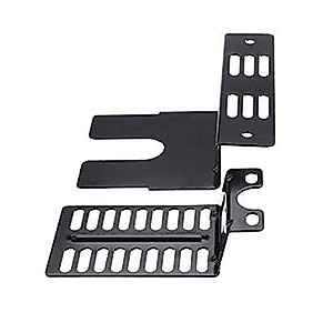 Motor Bracket, 2PCS Stainless Steel Barbecue Grill Use Tool, High Hardness Safe Outdoor Camping Rotisserie Support Plate BBQ Accessories, Easy Install