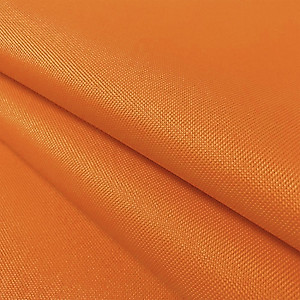 BECHAEO Waterproof Canvas Upholstery Fabric by The Yard 58" Wide 600 Denier Water Resistant Oxford Polyester Material Outdoor Fabric for DIY Sewing Chair Cushion Awning Bag, Burnt Orange