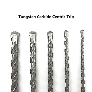 SPKLINE 5 Pcs SDS-Plus Rotary Hammer Drill Bit Set 3/16",1/4",5/16",3/8",1/2" Diameter,Tungsten Carbide Tip SDS+ Impact Drill Bits for Concrete Brick Block Mortar Stone and Other Masonry