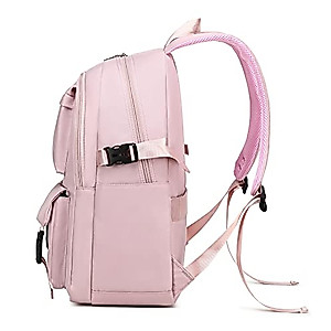 Teecho Stylish School Backpack For Men and Women Roomy Girl Book Bag Cute Shoolbag Purple