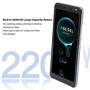 VBESTLIFE 3G Smartphone Unlocked, 5.45 Inch Smartphone, 2GB RAM 32GB ROM Cell Phone, Support Face Recognition, for MTK6799 Quad Core CPU, for Android 6(Gray)