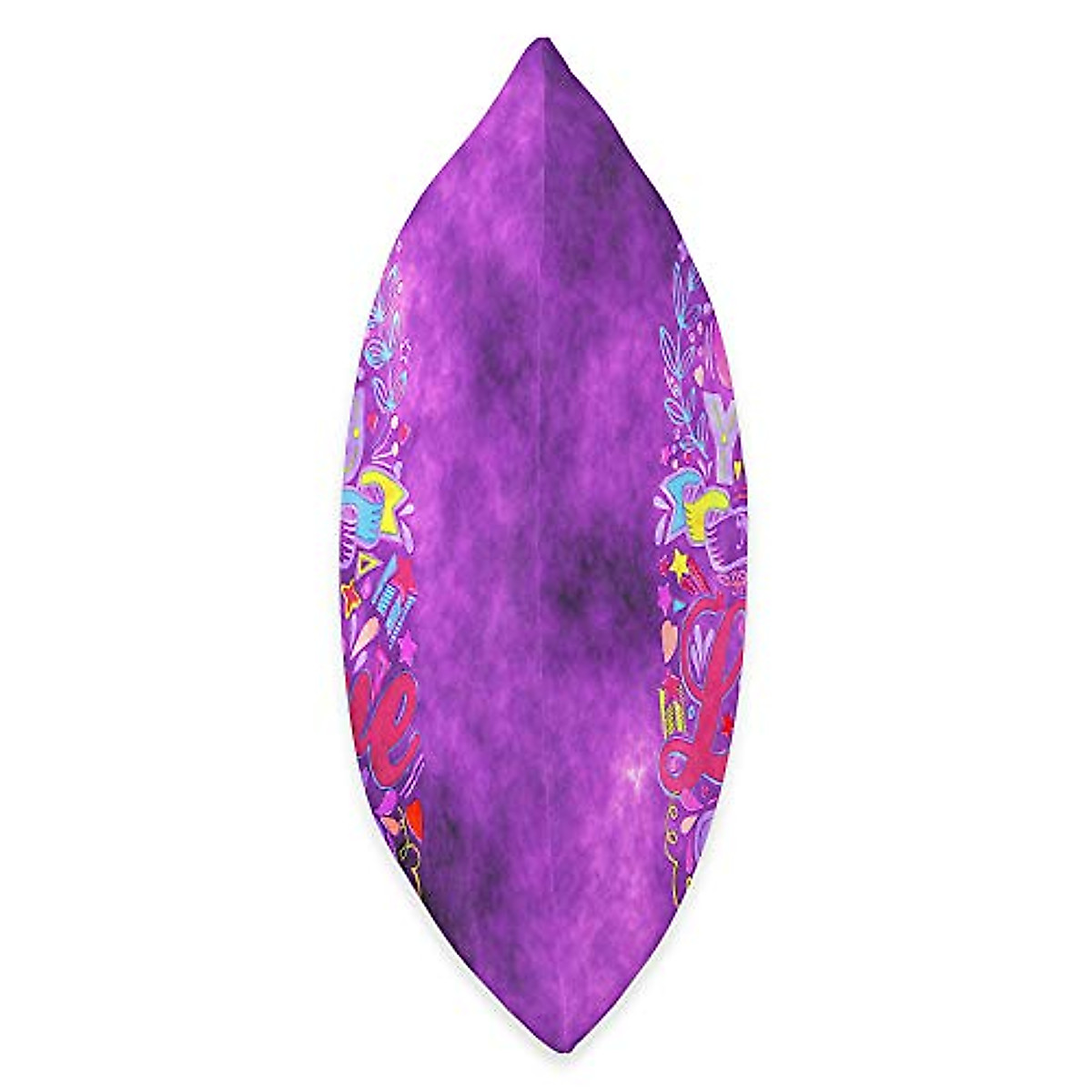 EDDArt 60s 70s Flower Power Retro Pop Art-All You Need is Love 4-Hippie Fan Fun Throw Pillow, 16x16, Multicolor