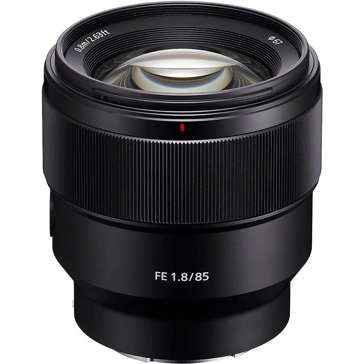 Sony FE 85mm f/1.8 Lens (SEL85F18/2) + Filter Kit + Lens Cap Keeper + Cleaning Kit + More (Renewed)